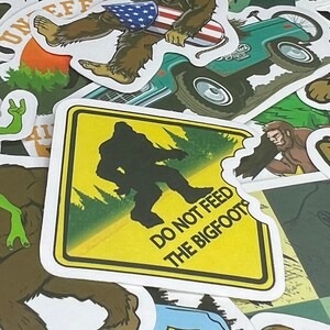 Squatch Sticker, Squatchy, Bigfoot, Waterproof Vinyl Sticker, Big Foot ...
