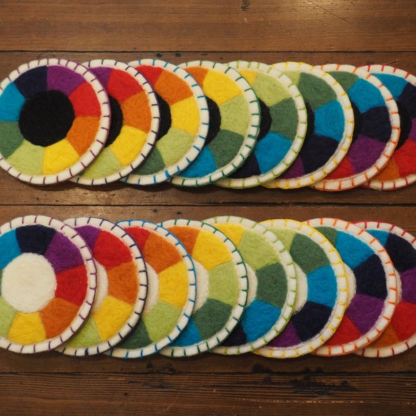 Wool Coasters - Etsy
