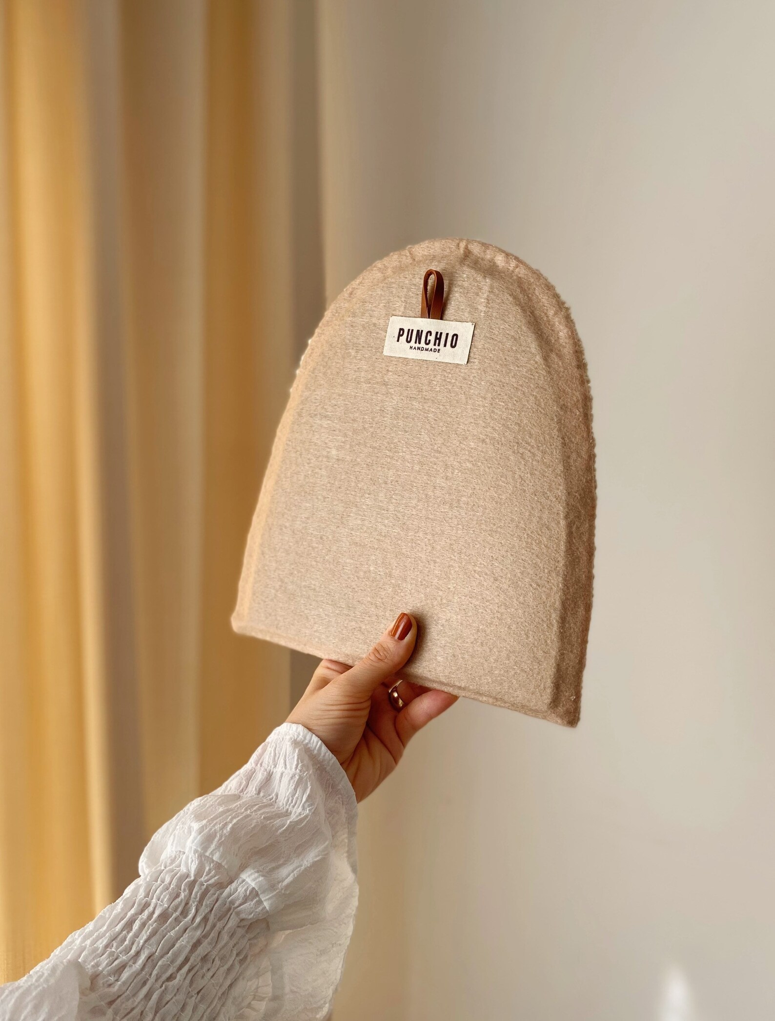 Punch Needle Mirror Handmade Mirror Tufted Minimal Decor - Etsy