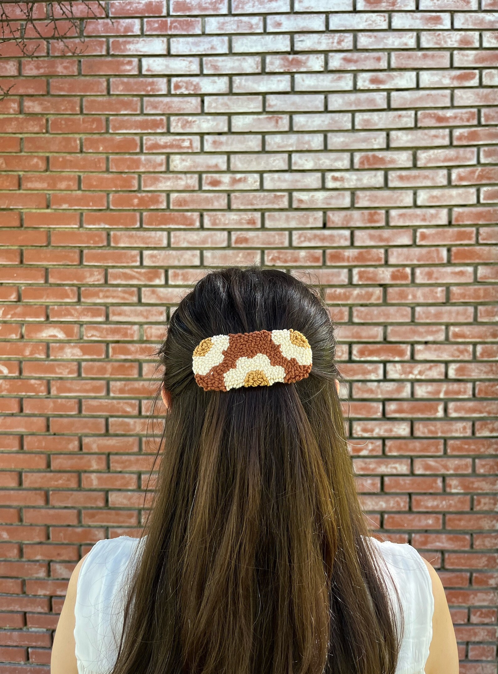 Punch Needle Embroidery Hair Pin Flower Hair Accessories for - Etsy