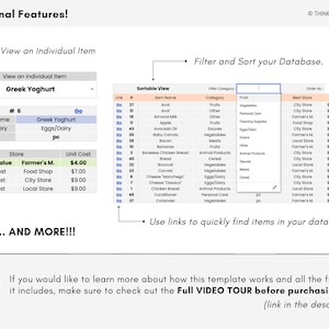 Grocery Store Cost Comparison Spreadsheet: Google Sheets Template - Etsy