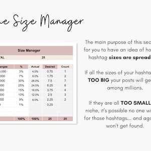 Social Media Hashtag Planner: Google Sheets Template (instant Access ...