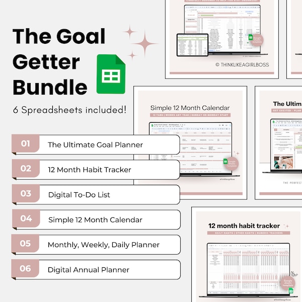 6 Week Goal Sheet - Etsy