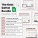 Goal Getter Bundle: 6 Google Sheets Planners (digital Download) - Etsy