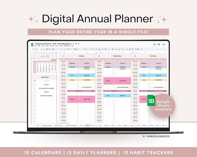 Monthly Budget Spreadsheet | GOOGLE SHEETS | Financial Planner Template ...