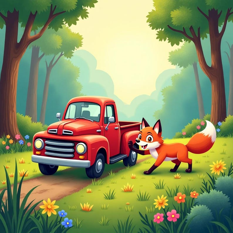 Benny the Brave Bunny Printable Kids Story About Sharing Friendship ...