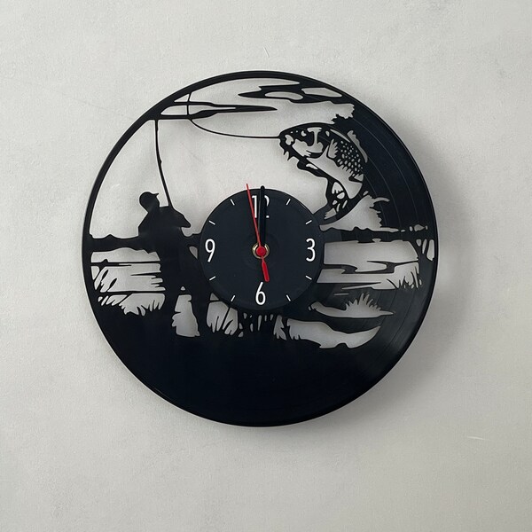 Fishing Clock - Etsy