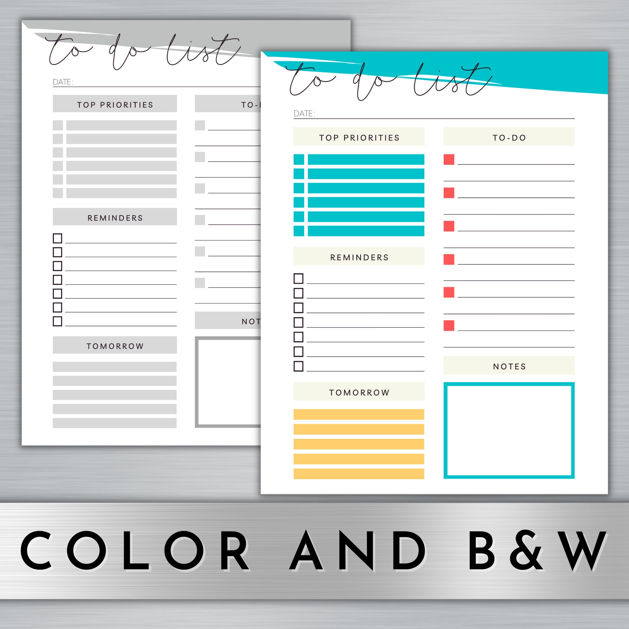 To-do List Printable, To-do List, To-do Page Planner, Printable To-do ...