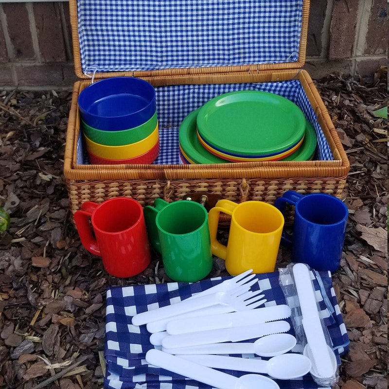 Plastic Picnic Set - Etsy