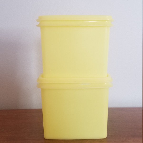 Yellow Tupperware - Etsy