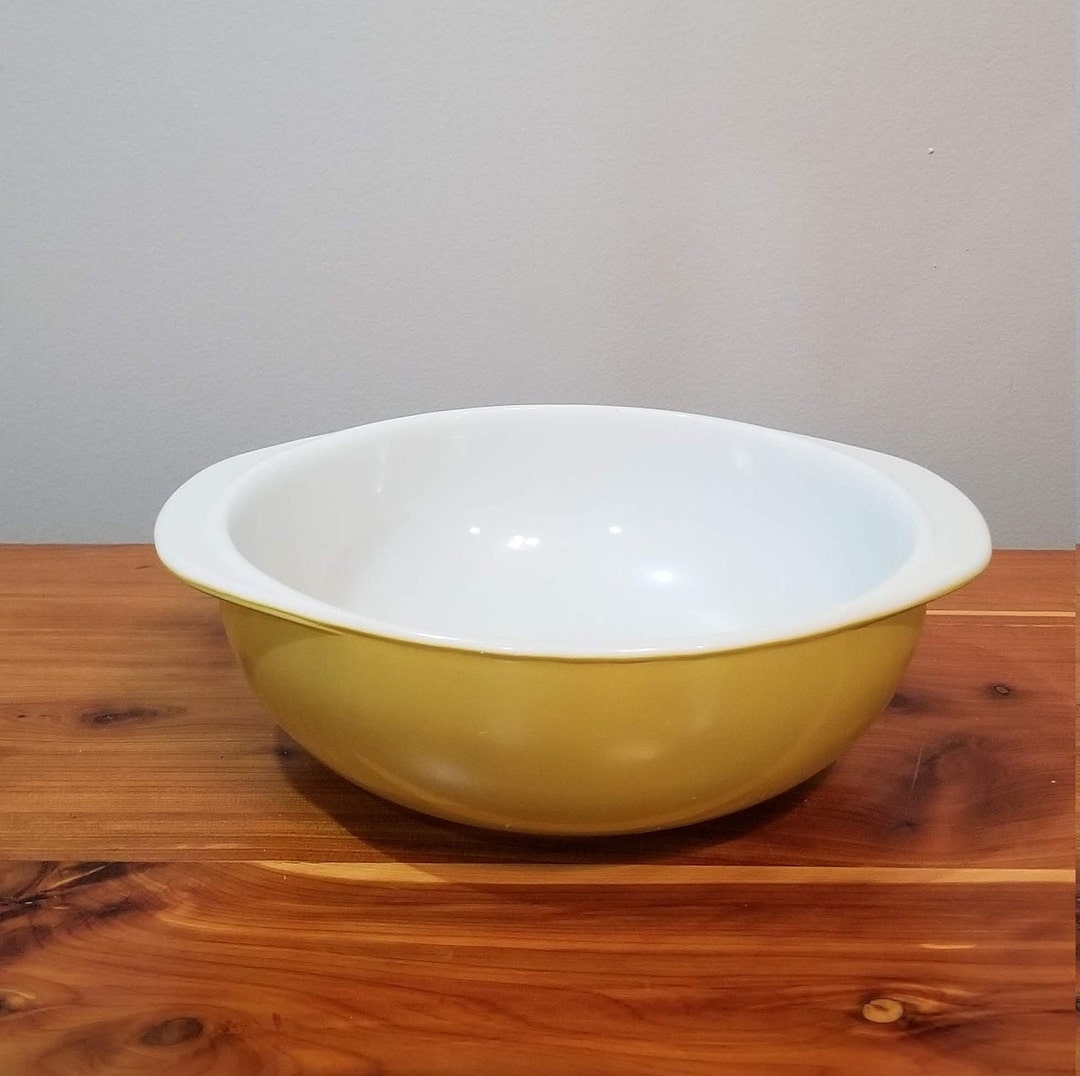 Pyrex 024 I 2 Qt I Gold I Glass Bowl - Etsy