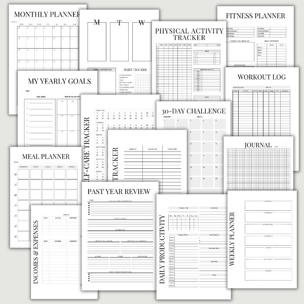 Productivity Bundle, Business Planner, Business Plan, Goal Setting ...