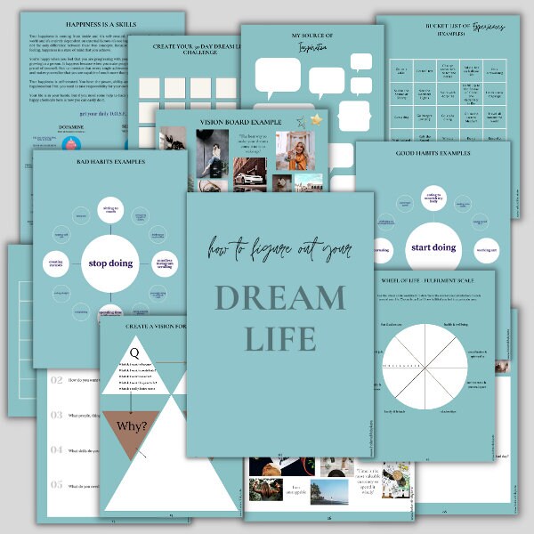 Dream Life Planner Life Planner Law of Attraction Planner - Etsy