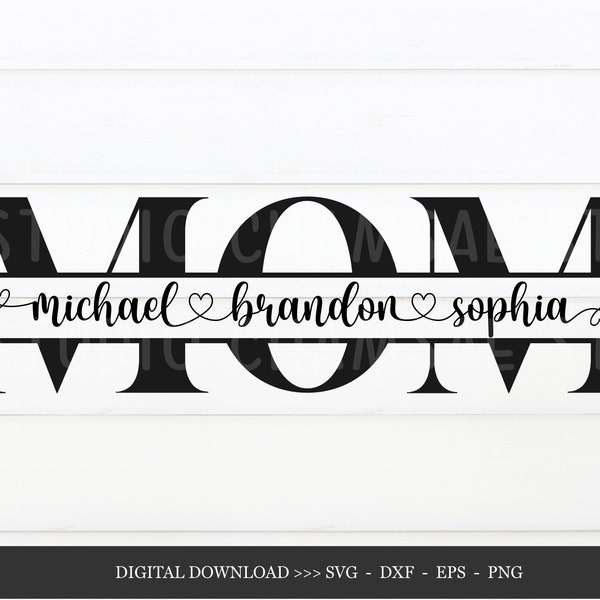 Split Letters Svg - Etsy