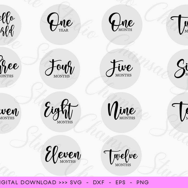 Milestone Svg - Etsy