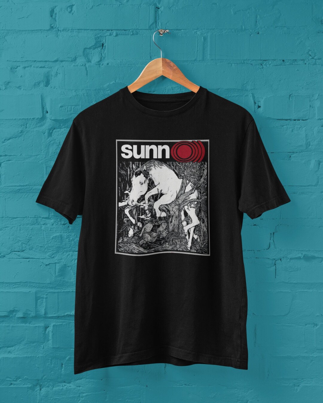 Sunn O Poster Unisex Tshirt - Etsy