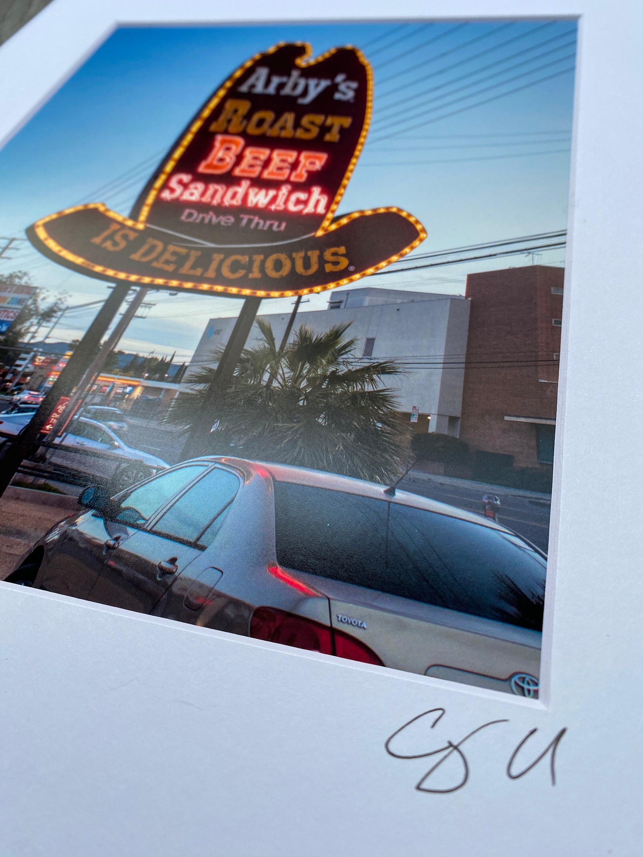 Arby's Reseda | Neon Sign Photo Print | Reseda CA | 8x10 Matted to ...
