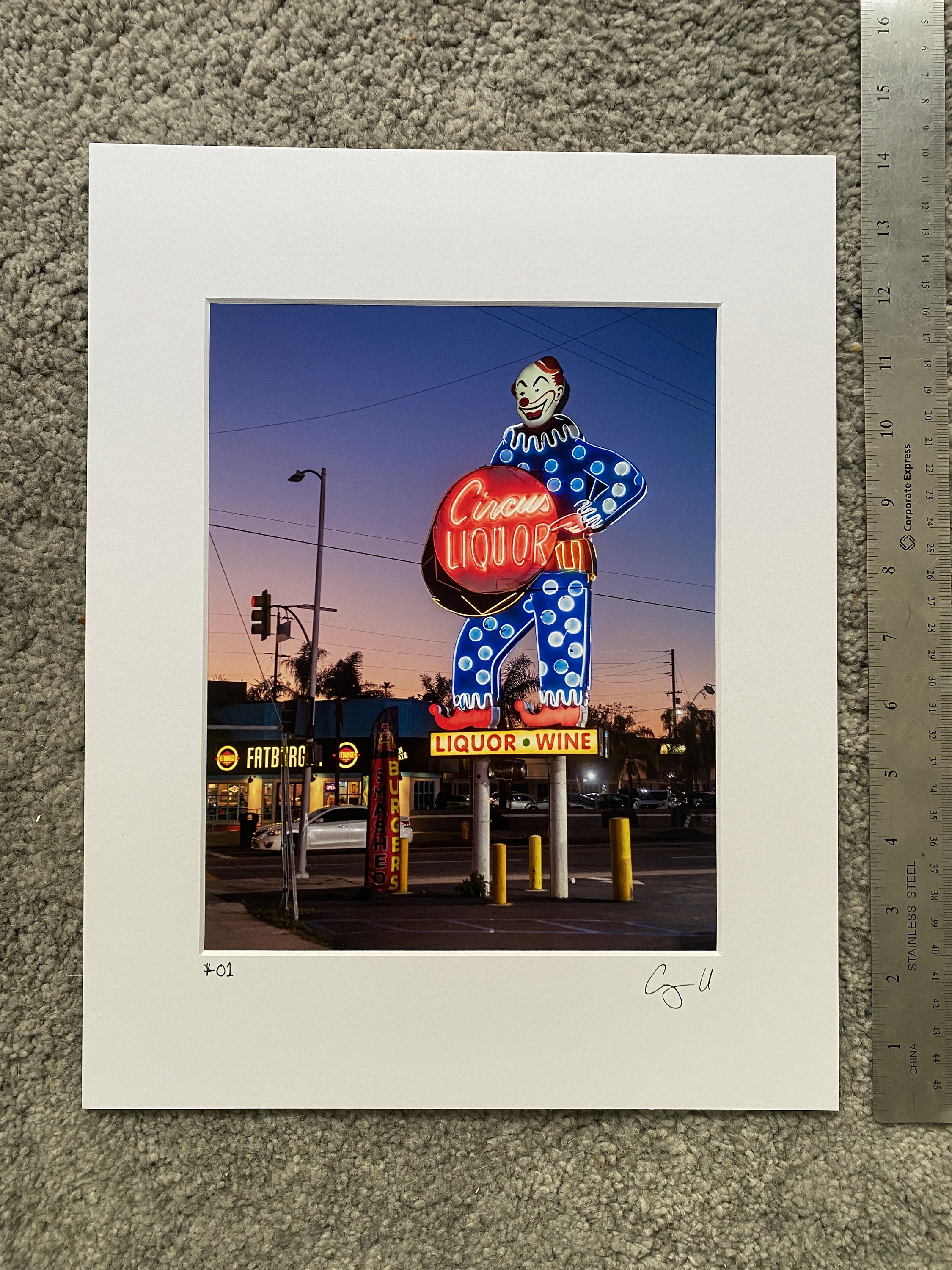 Circus Liquor Clown Neon Sign Photo Print (II) - North Hollywood ...