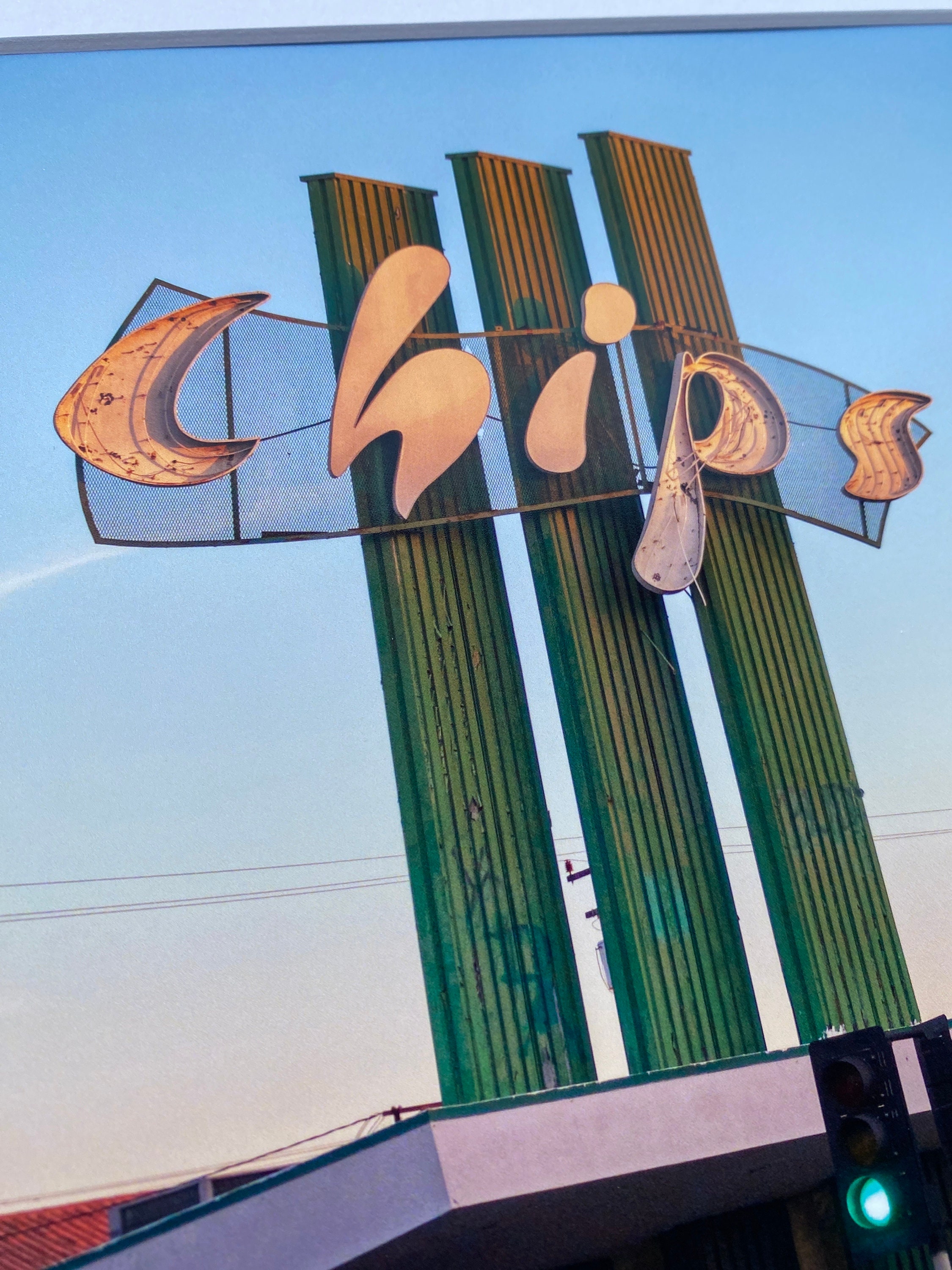 Chips Restaurant Vintage Sign Photo Print - Hawthorne, CA - California ...
