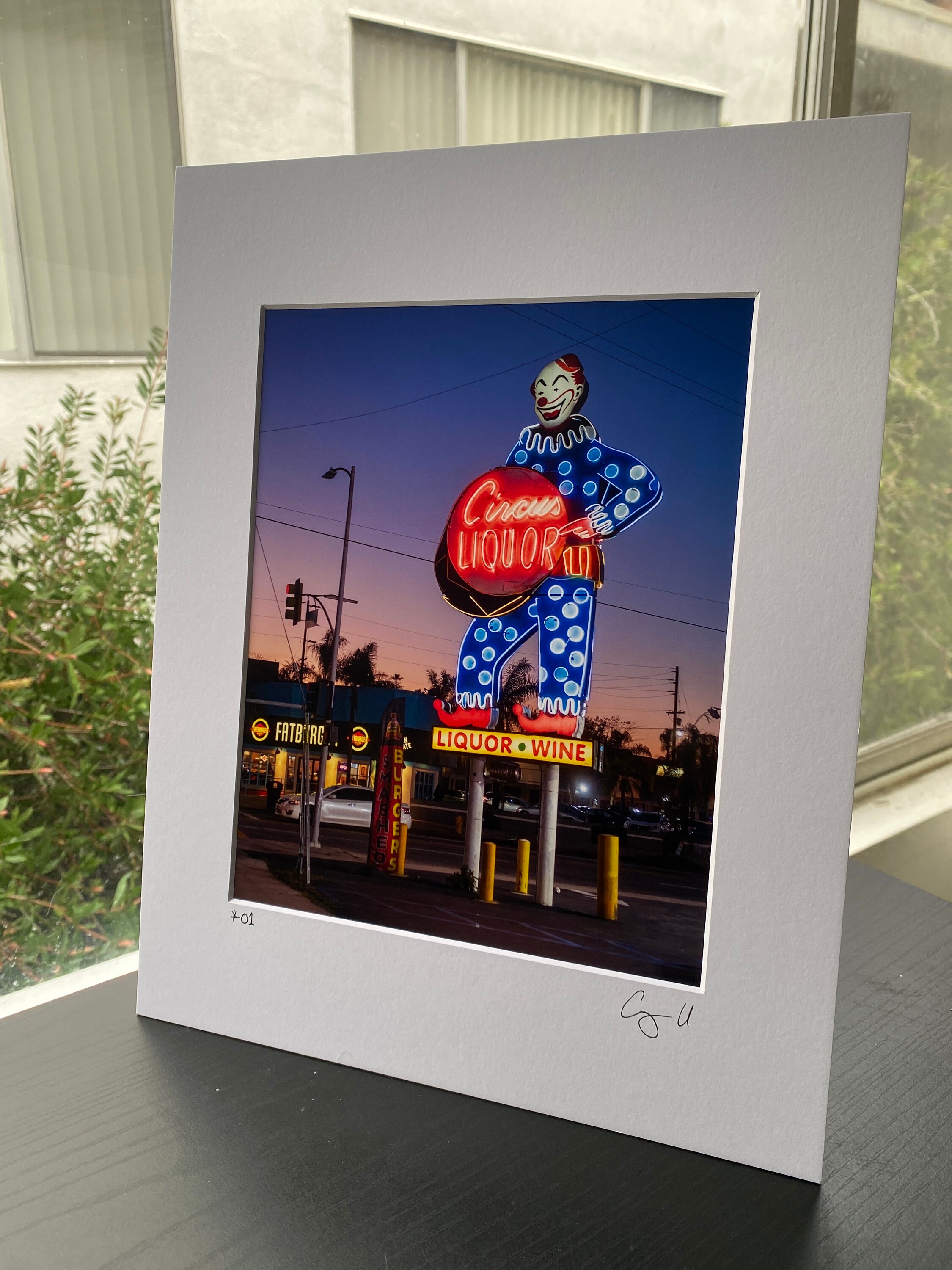 Circus Liquor Clown Neon Sign Photo Print (II) - North Hollywood ...
