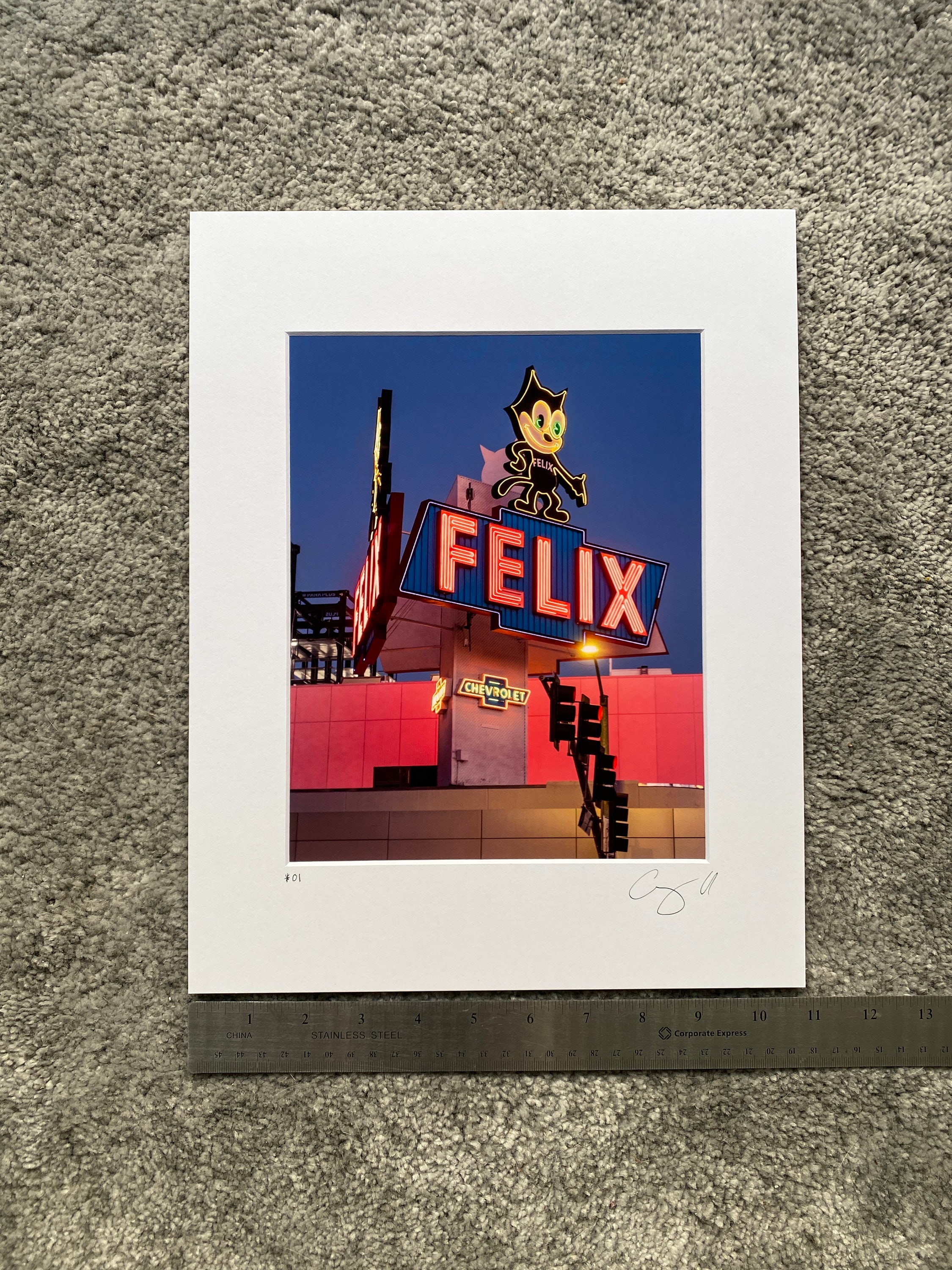 Felix Chevrolet Neon Sign Photo Print – Los Angeles, CA Wall Art ...