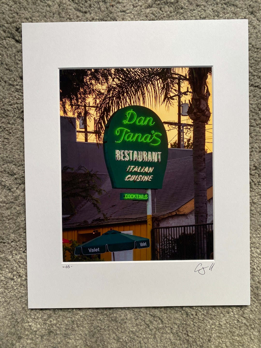 Dan Tana’s Neon Sign Photo Print (I) – West Hollywood, CA Wall Art ...