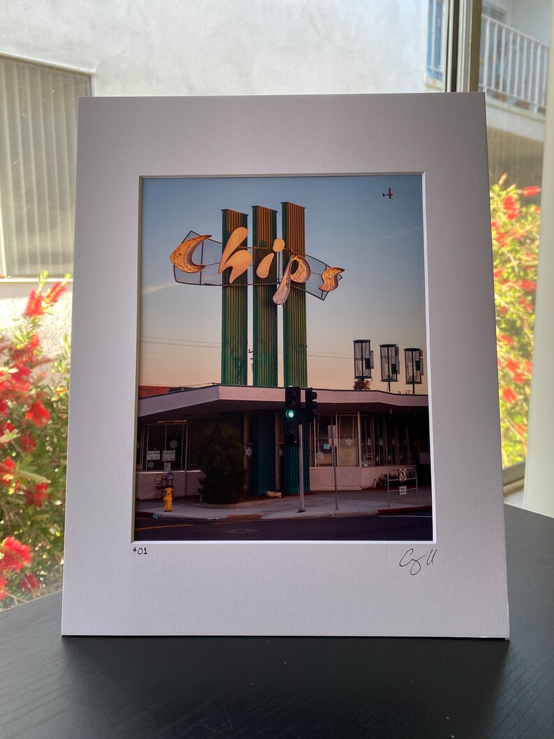 Chips Restaurant Vintage Sign Photo Print Hawthorne, CA California Los ...