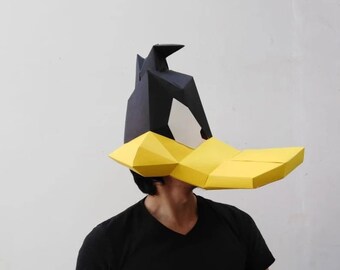 Duck Mask Papercraft - Etsy
