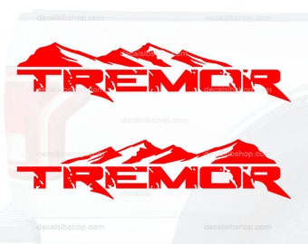 Tremor Mountain Decal - Etsy
