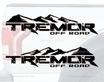 Tremor Mountain Decal - Etsy
