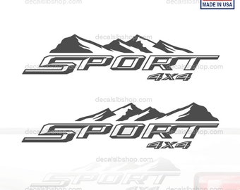 4x4 Mountain Decals - Etsy