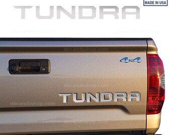 Tundra Tailgate Letters Vinyl Inlay Decal Insert Sticker Fits Toyota ...
