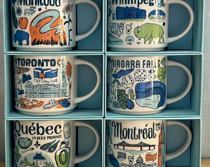 Starbucks Been There Series Coffee Mugs With Boxes. Choose From 6 Cups ...