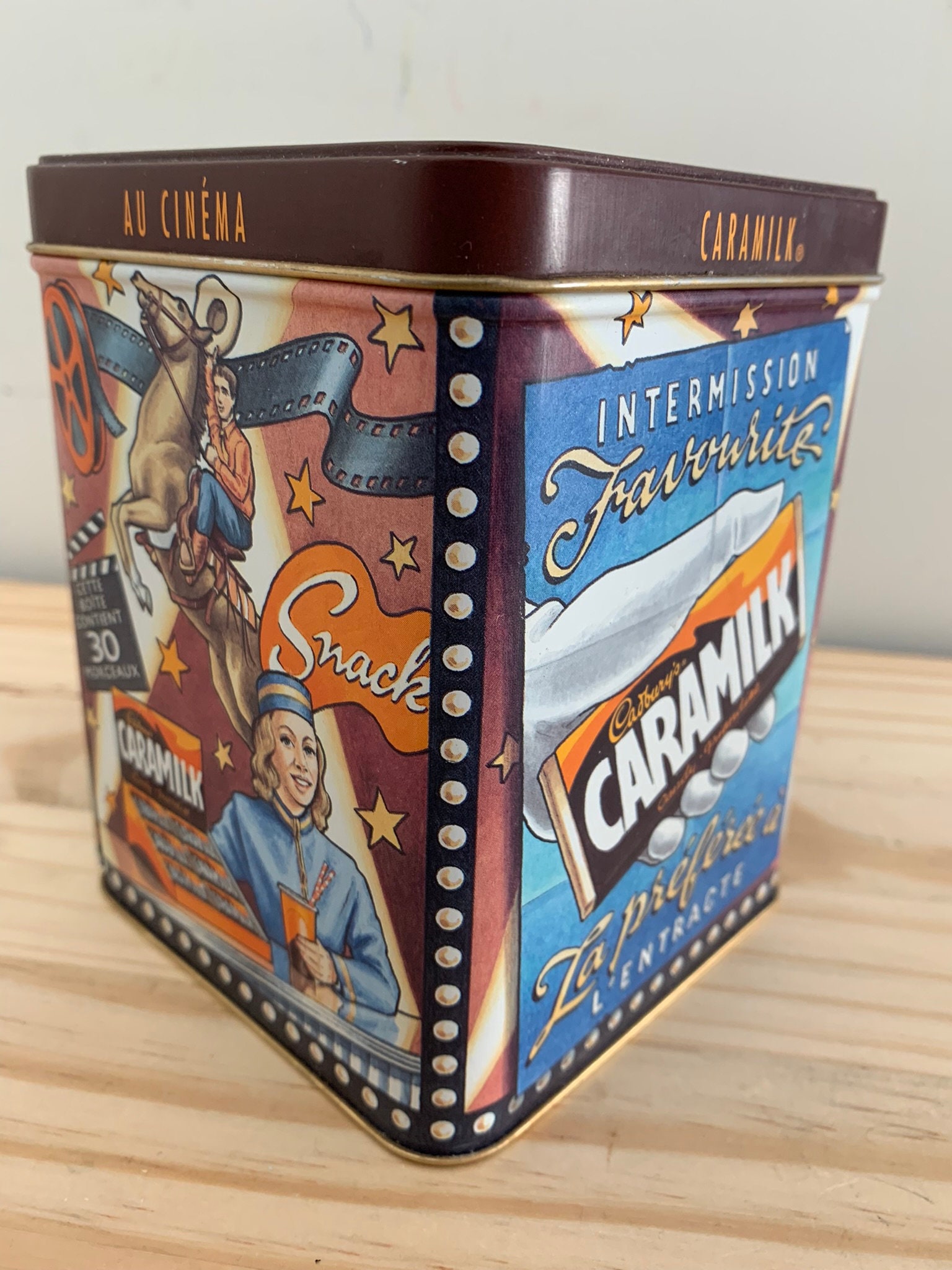 Collectable Hinged Lid Chocolate Tin Cadbury Caramilk at the - Etsy
