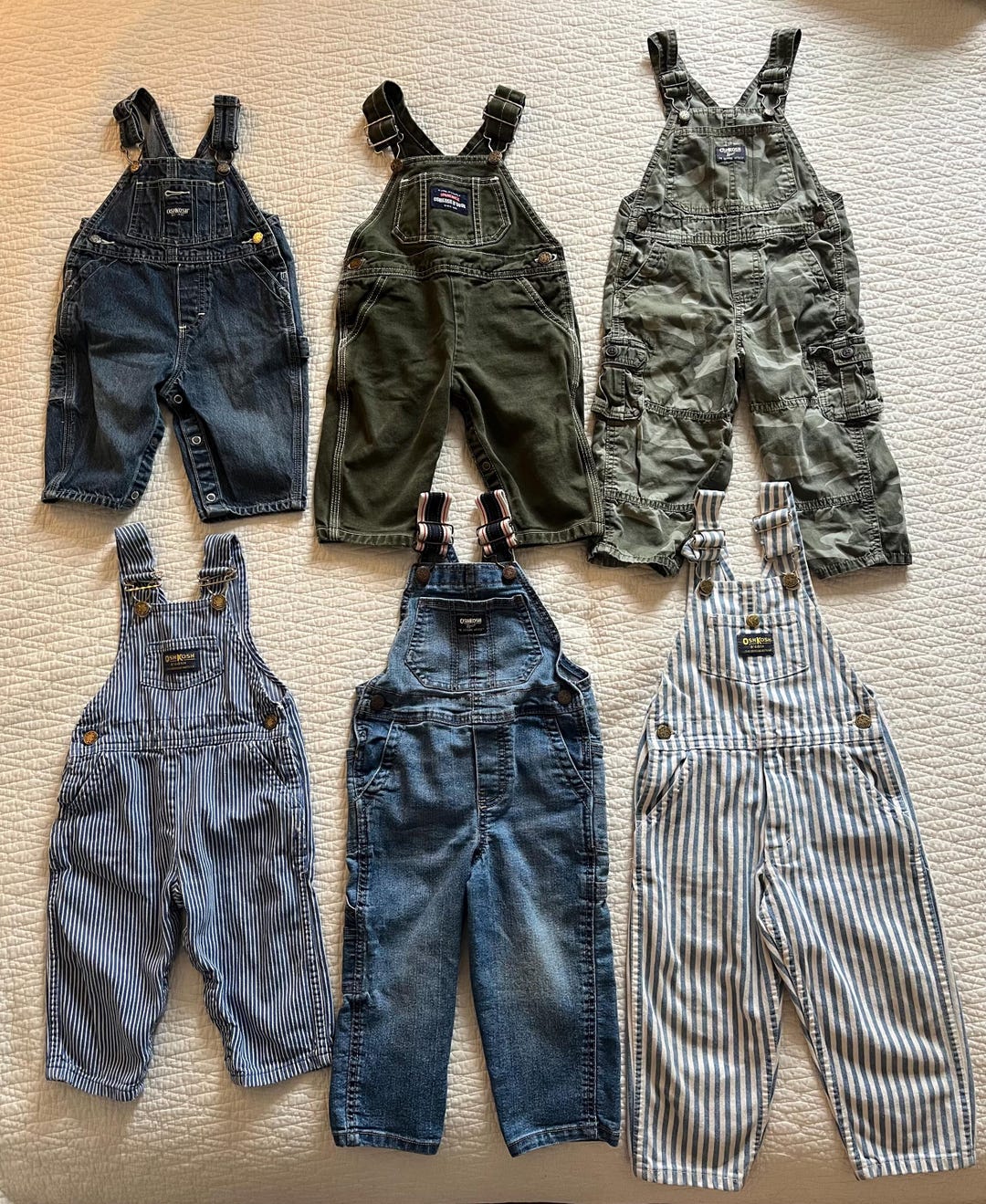 Osh Kosh B’gosh Boys Bib Overalls Dungarees Sizes 9 Months to Size 3 ...