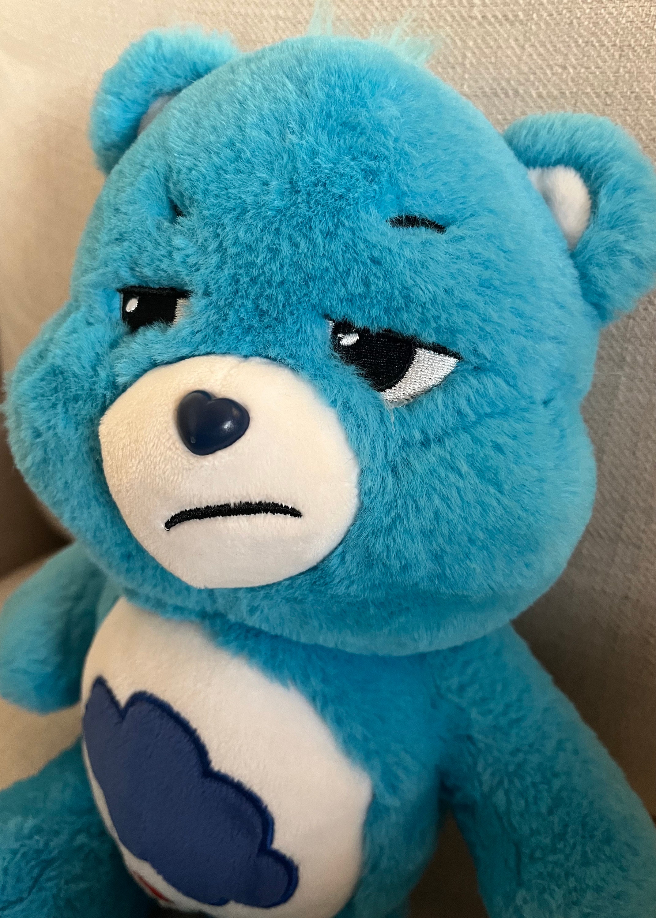 Care Bear Blue 13 Grumpy Care Bear Plush Toy TCFC Basic Fun - Etsy