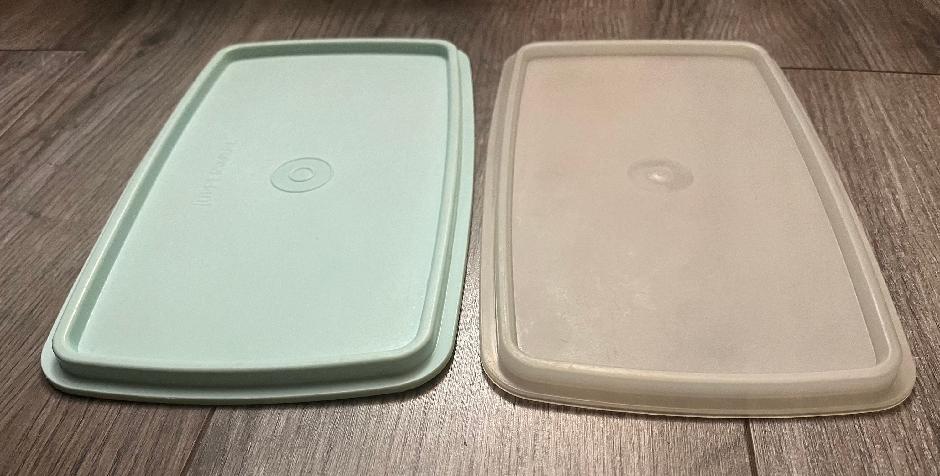 Vintage Tupperware Medium Rectangular Lids 817 8-7/8 Long X 5 Wide Mint ...