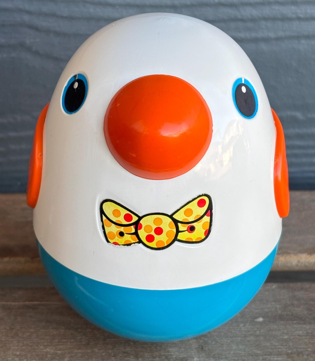 Vintage 1986 Playskool Penguin Chime Ball Roly Poly Weeble Wobble Made ...