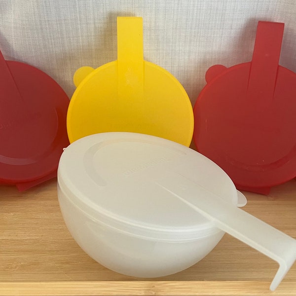 Red Round Tupperware - Etsy