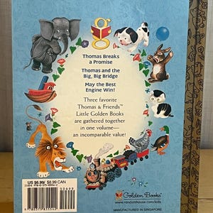 Thomas and Friends Little Golden Book Favorites 3 Stories - Etsy
