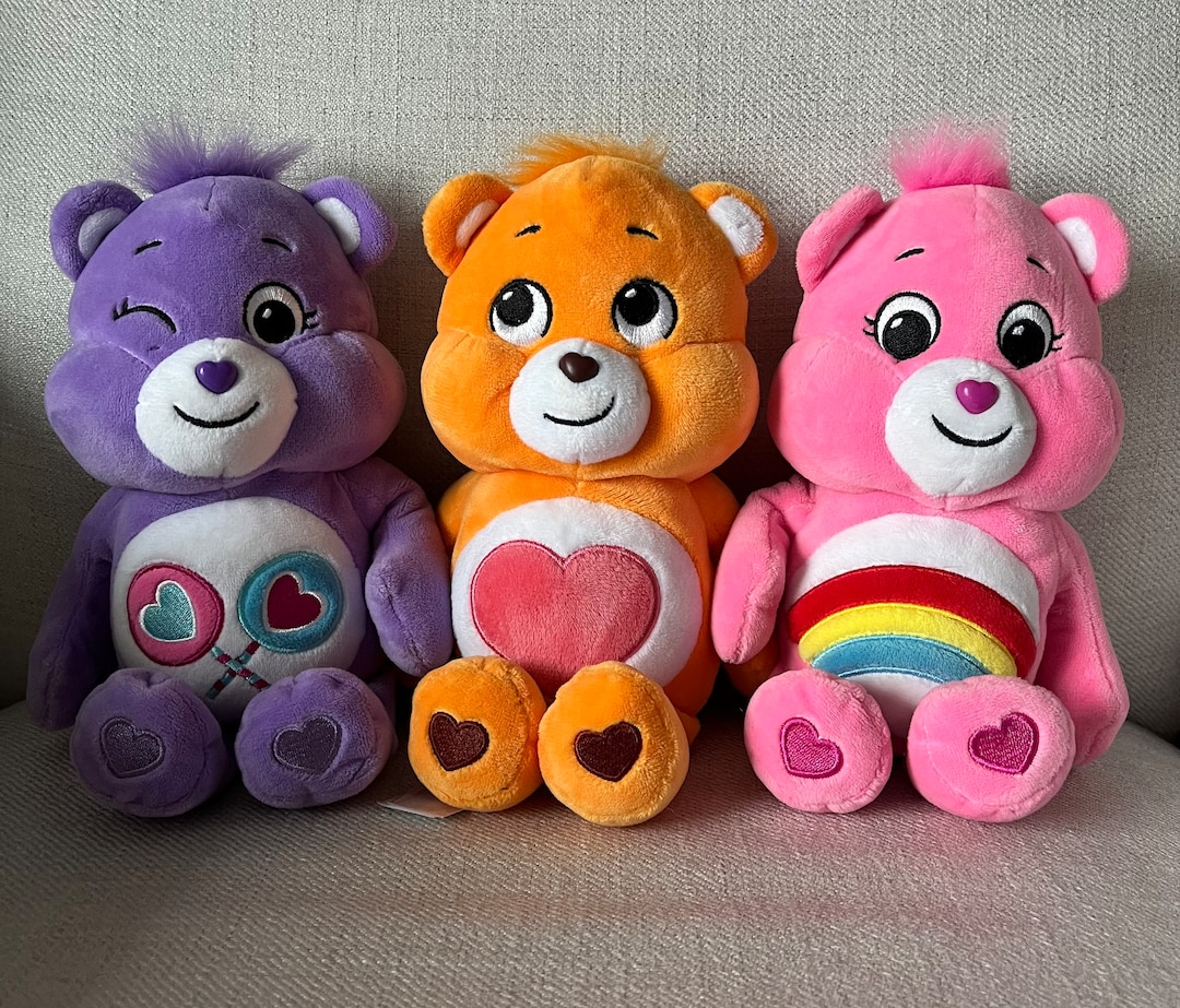 Care Bears 10” Tall Share Bear Tender Heart Bear Cheer Bear Choose 1 ...