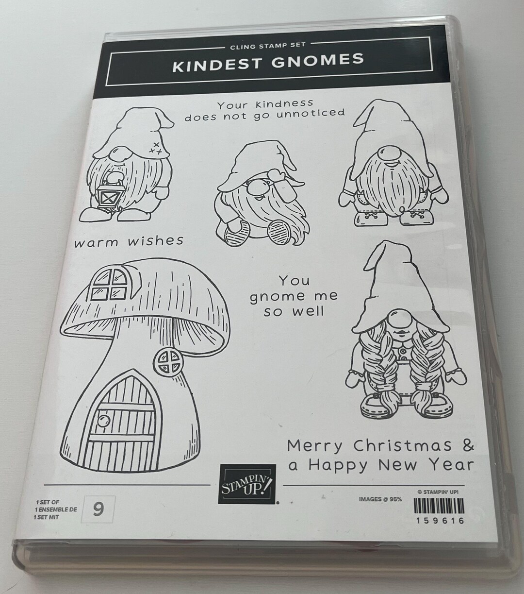 Stampin’ up Cling Stamp & Die Cut Set Kindest Gnomes 159616 - Etsy