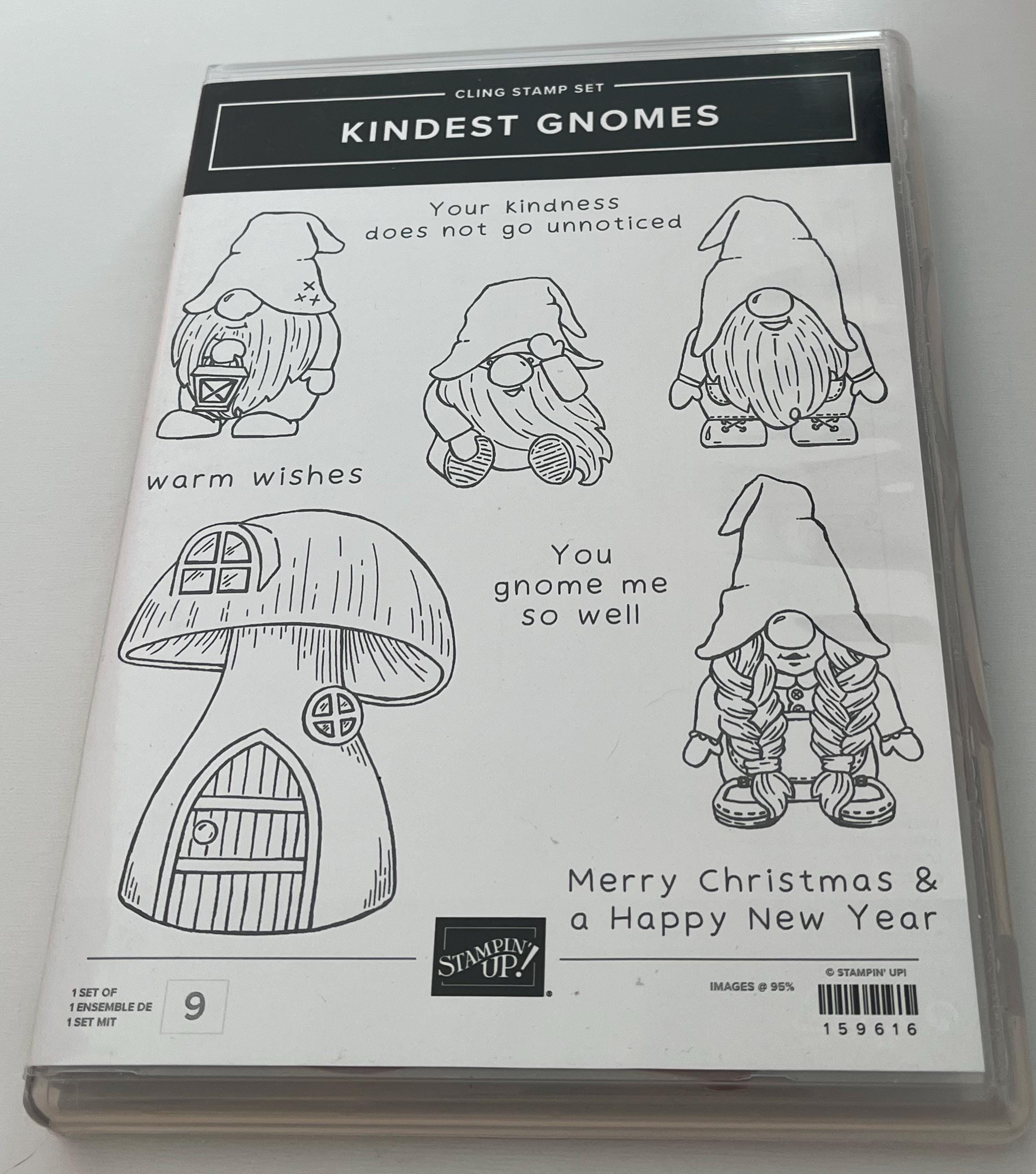Stampin’ up Cling Stamp & Die Cut Set Kindest Gnomes 159616 - Etsy