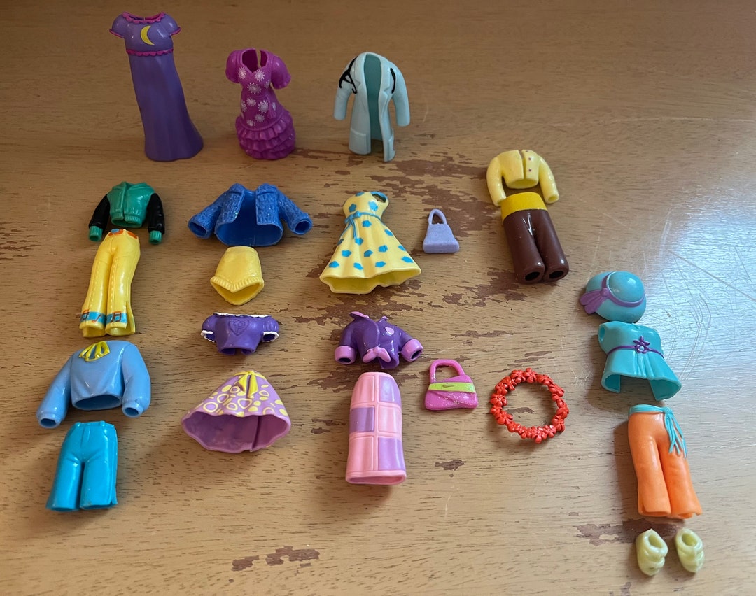 Vintage Polly Pocket Girl Clothes Choose Between 2 Lots - Purple ...