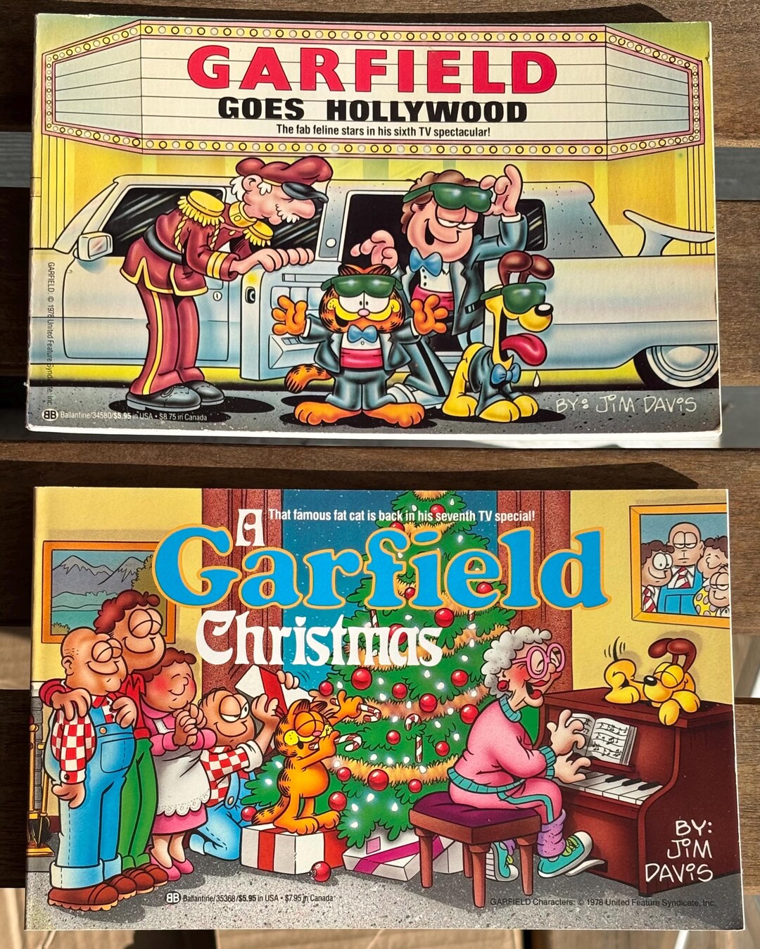 Vintage 1987 Garfield Special Edition Book: Hollywood or Christmas - Etsy