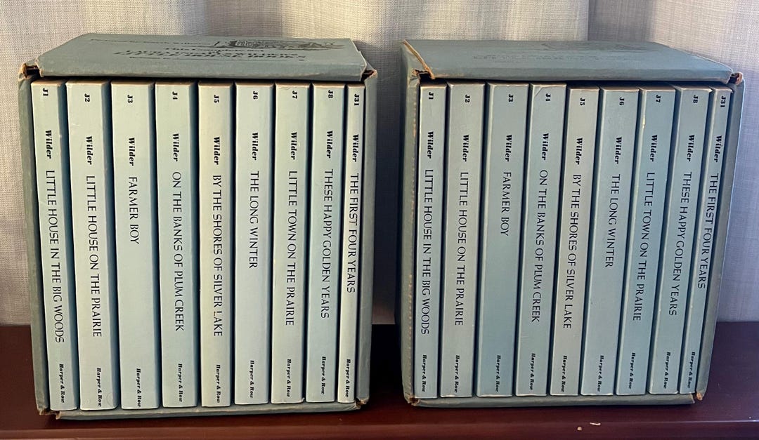 Vintage Orginal Printing Complete Set 1971 Laura Ingalls Wilder’s ...