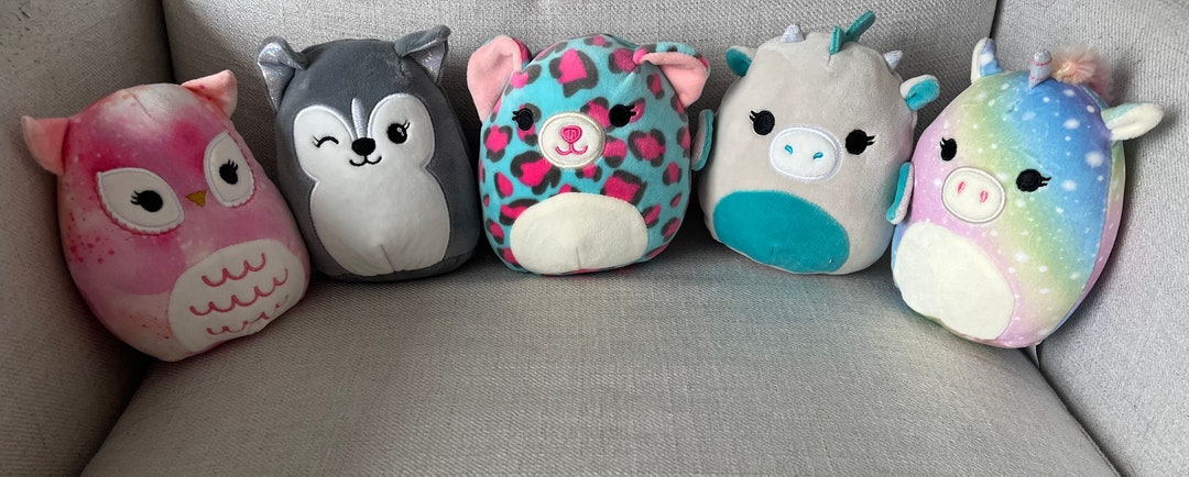 Original Squishmallow’s 6” by Kelly Toys 5 Squishy Fun Stuffies to ...