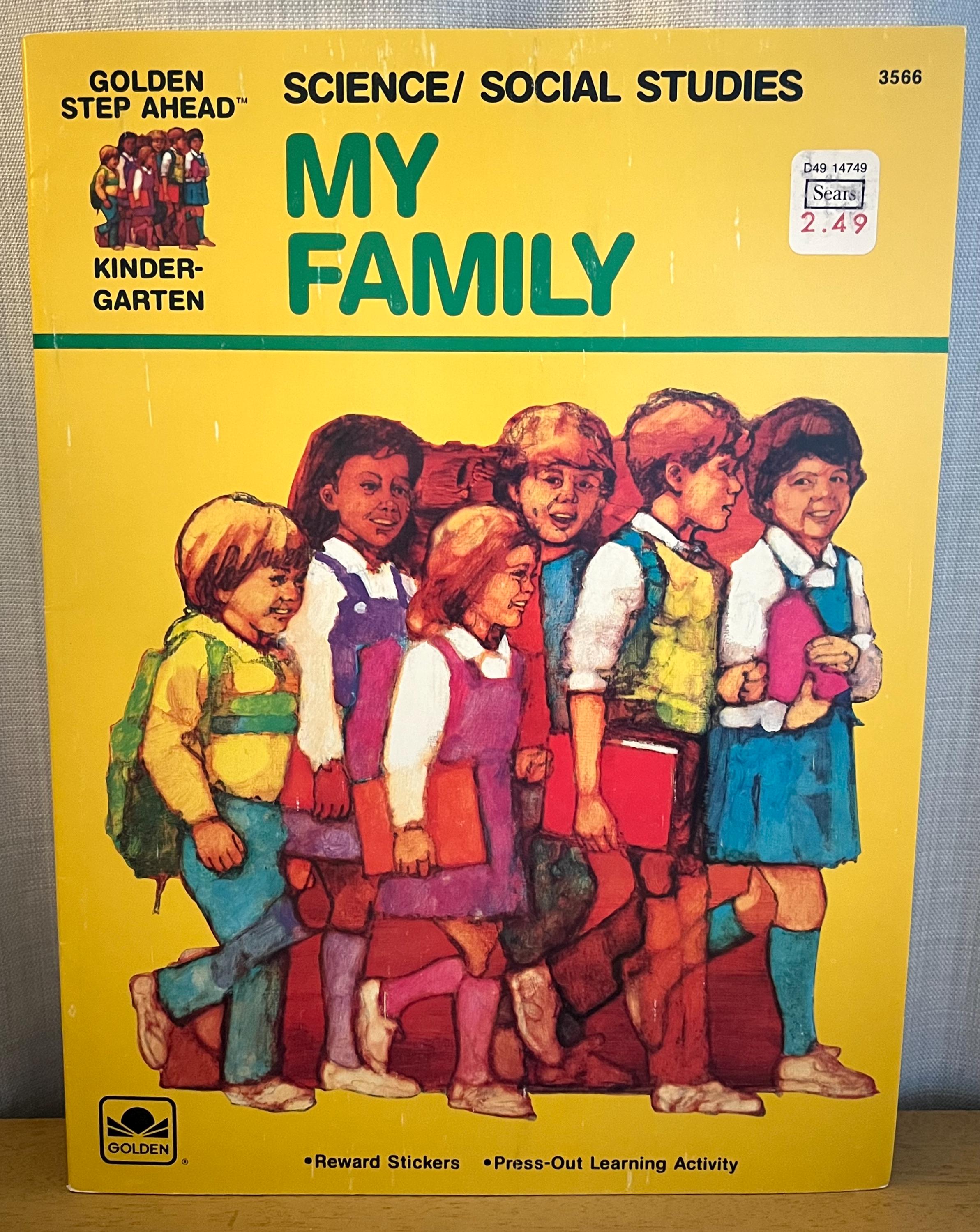 Vintage 1984 Golden Step Ahead Kindergarten School Books. Homeschool ...