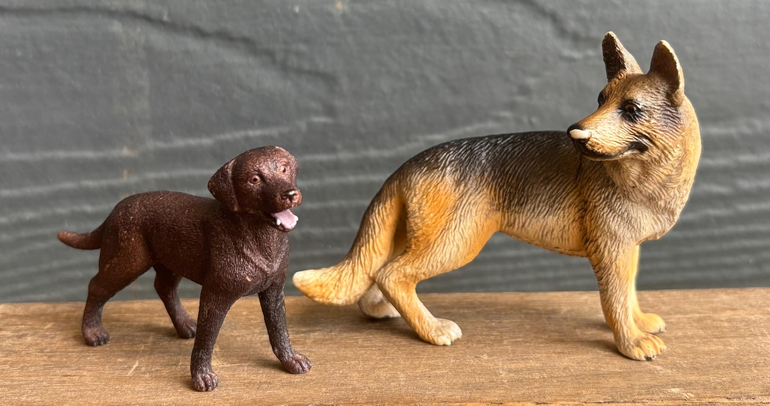 Schleich Dogs Choose From a Chocolate Labrador or a German Shepherd - Etsy