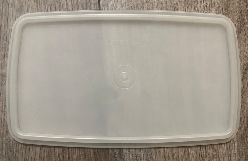 Vintage Tupperware Medium Rectangular Lids 817 8-7/8 Long X 5 Wide Mint ...